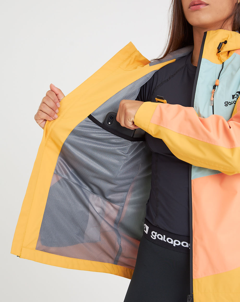 Jaqueta Impermeável Feminina Darwin Evolution Galapagos - Acampar